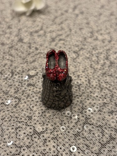 Wizard Of Oz Ruby Red Slippers Thimble Pewter | eBay
