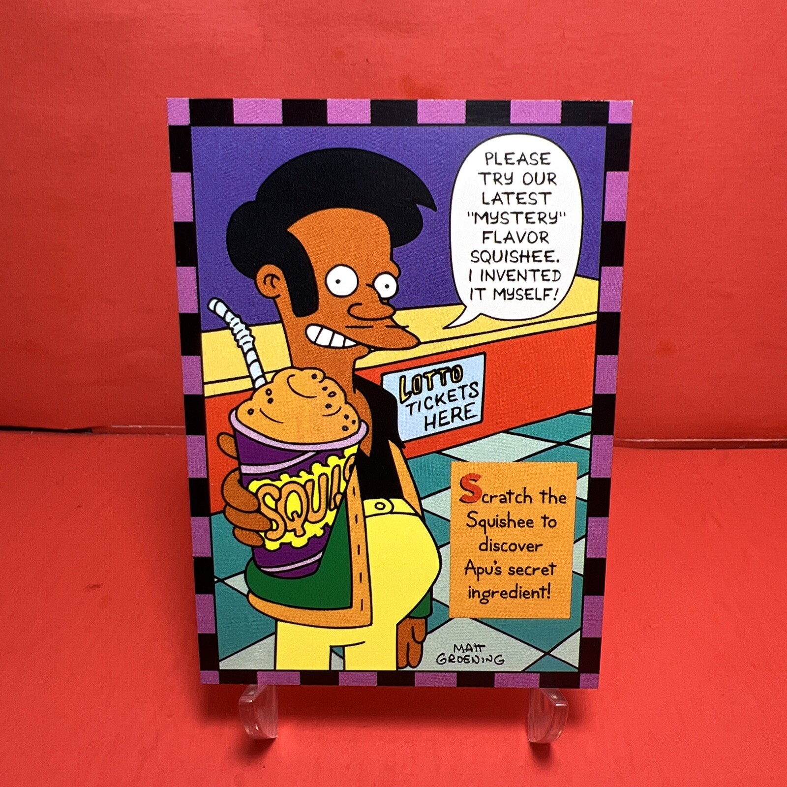 1994 SkyBox Bongo Comics Simpsons Series 2 Smell-O-Rama Apu's Bottom 19 ...