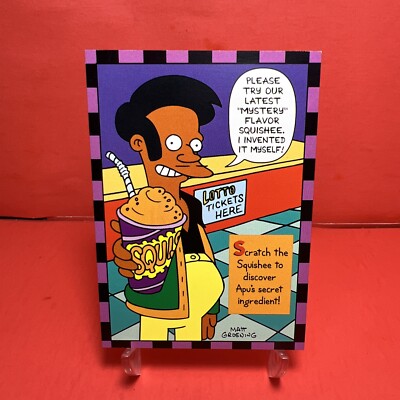 1994 SkyBox Bongo Comics Simpsons Series 2 Smell-O-Rama Apu's Bottom 19 ...
