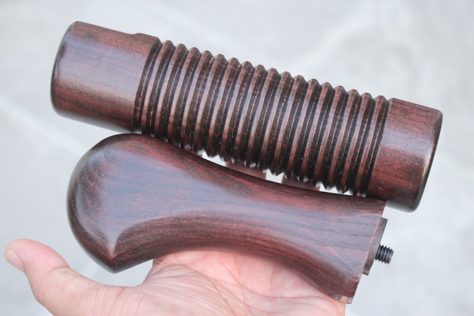 CUSTOM MOSSBERG 590 SHOCKWAVE 12 GA FOREND & STOCK WOOD FURNITURE LOOK ...