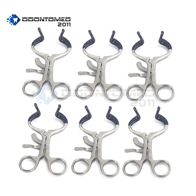 6 Pieces Molt Mouth Gag Blue 3.5" Pediatric Surgical Instruments | eBay