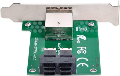 Dual Ports Mini SAS HD SFF-8644 to Internal SAS HD SFF-8643 PCBA Female ...