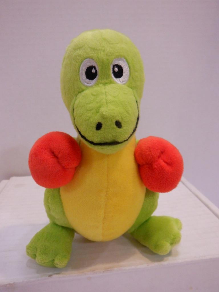Fun Express Boxing Green T-rex Dinosaur Plush Stuffed Toy Super Soft | eBay