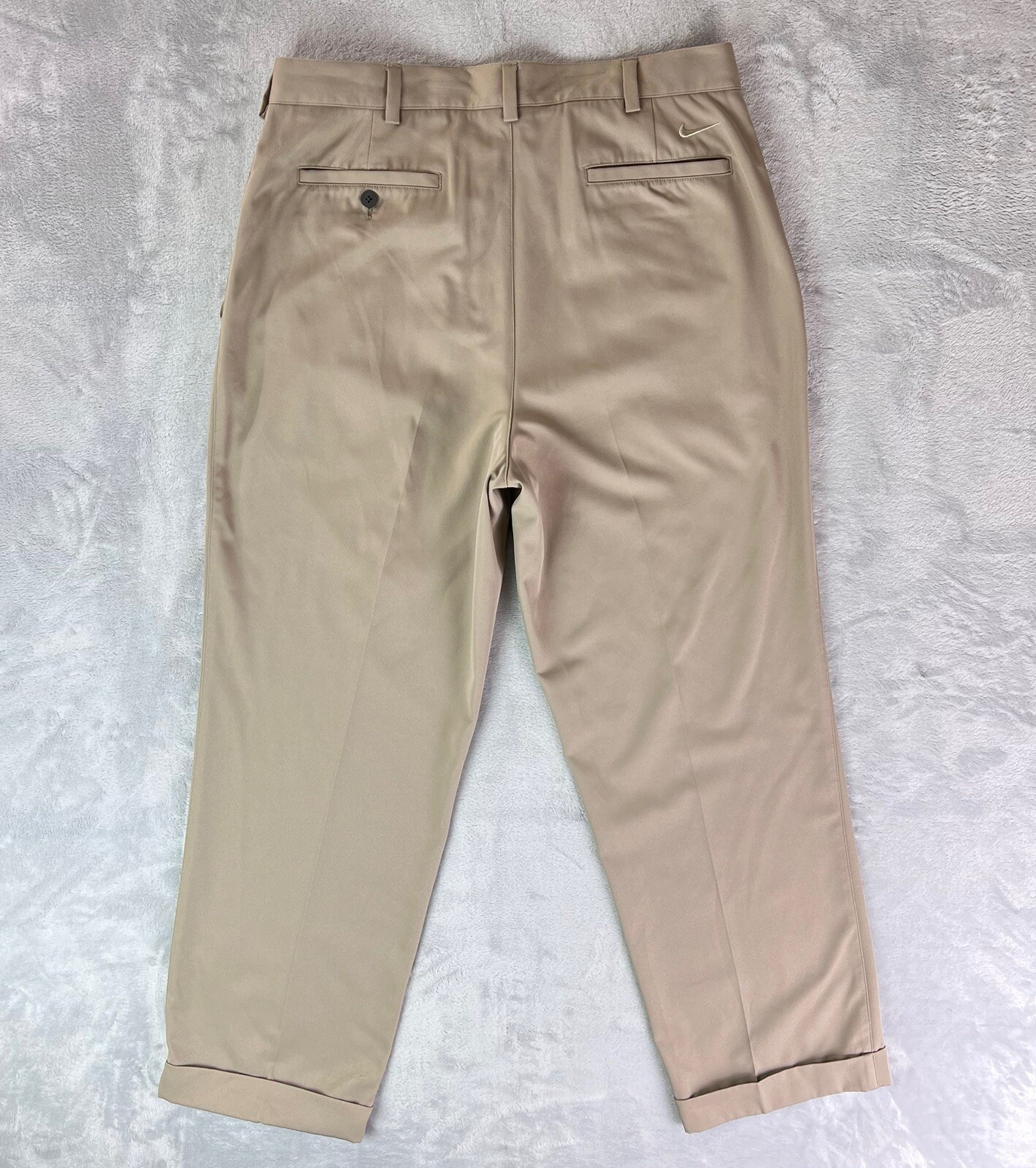 Nike Golf Fit-Dri Golf Dress Pants Men's 35 x 30 Tan Athletic Preppy ...