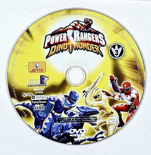 Jetix DVD Fantasy Power Rangers Dino Thunder Volume 3 Dt. Triptoiden ...