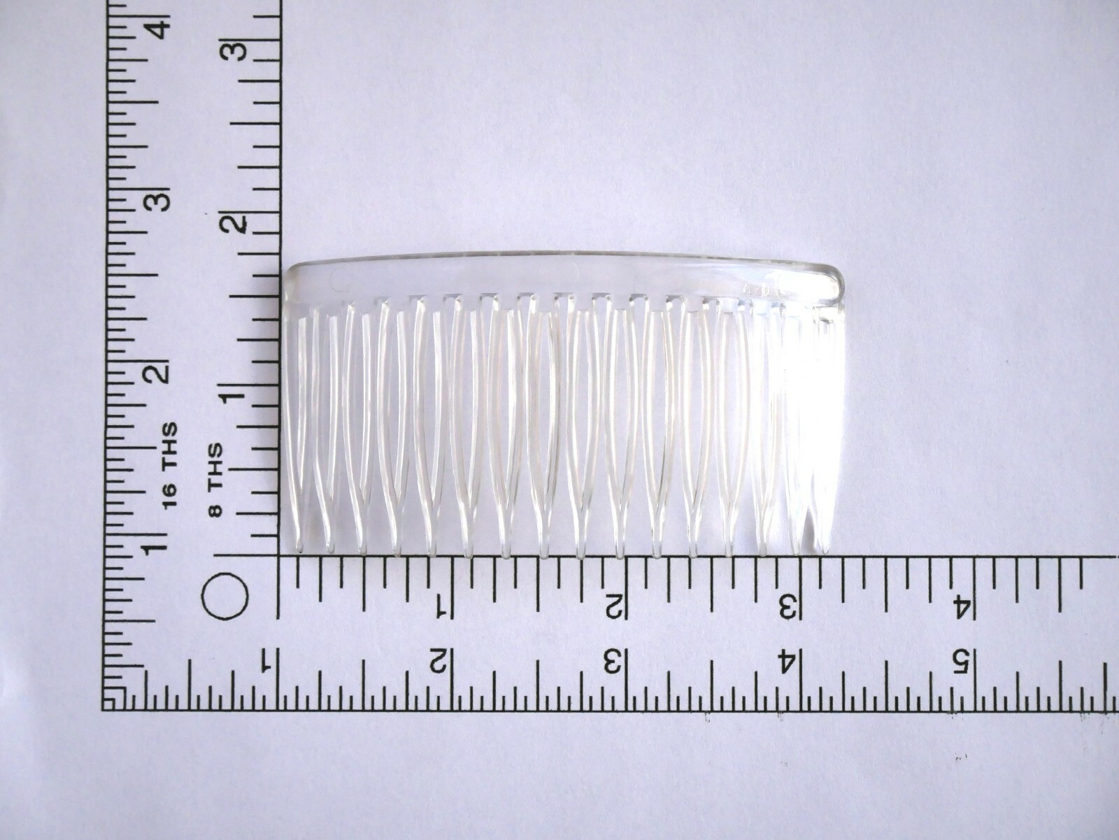 4 Combs x Good Hair Days 3 1/4" Clear Side comb Hair Comb Made in USA ...