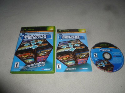 XBOX GAME MIDWAY ARCADE TREASURES 3 RUSH OFFROAD BADLANDS COMPLETE W ...