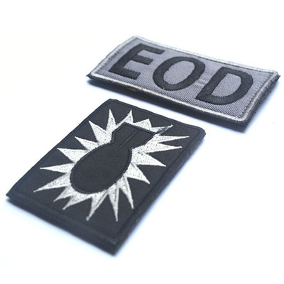 EOD BOMB DISPOSAL TEAM HURT LOCKER EMBROIDERY TACTICAL HOOK LOOP PATCH ...