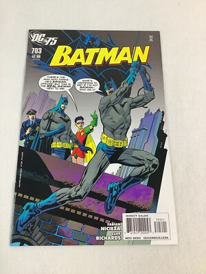 BATMAN #703 Kevin Nowlan 75th Anniversary Variant Detective DC 2010 | eBay