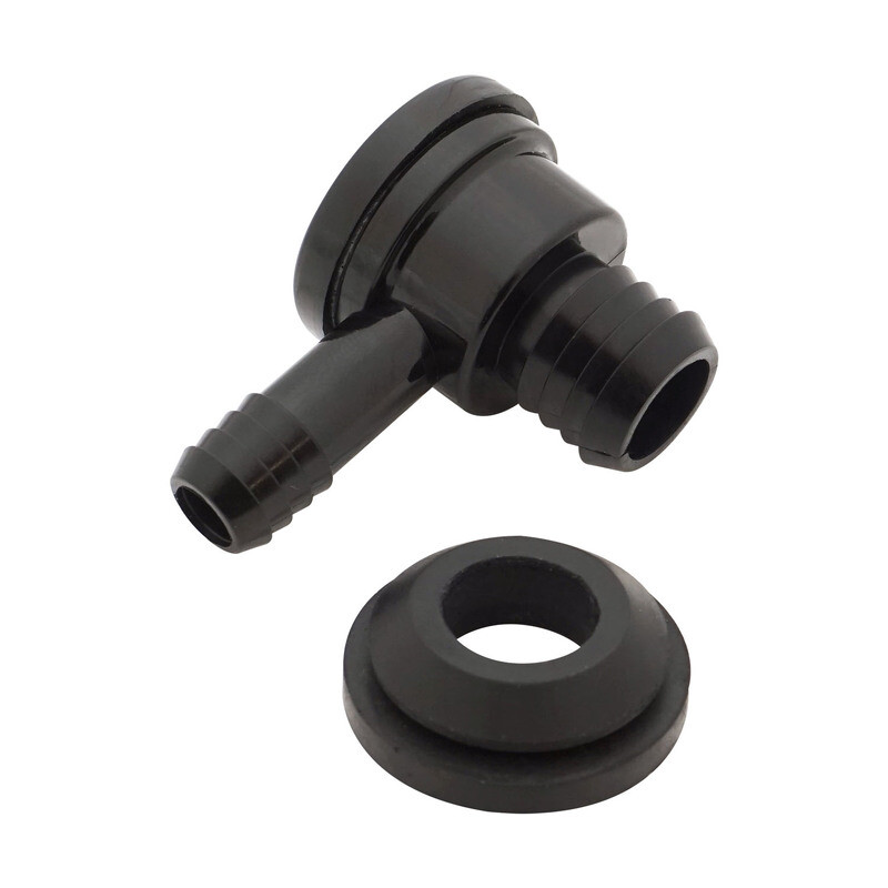 PFE350-P Proflow Brake Booster Check Valve, Black Plastic, 3/8in. Hose ...