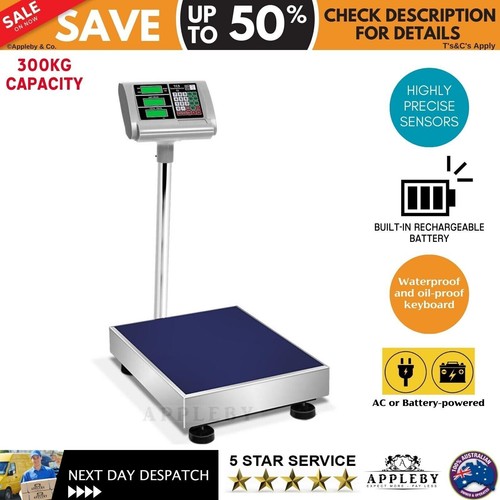 Digital Platform Scale Heavy Duty Warehouse Electronic Weighing 300kg ...