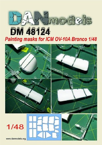 Dan Models 48124 Painting Mask for the model ICM 48300 OV-10A Bronco ...
