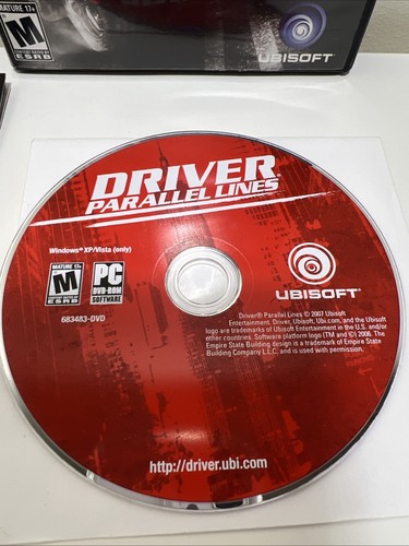 DRIVER PARALLEL LINES (PC DVD ROM, 2007) Complete | eBay