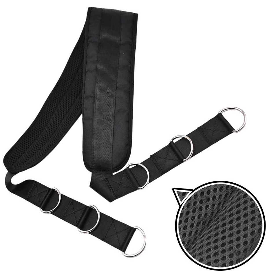Home Gym Rowing Belt 128x10cm Leg Press Strap for Resistance and ...