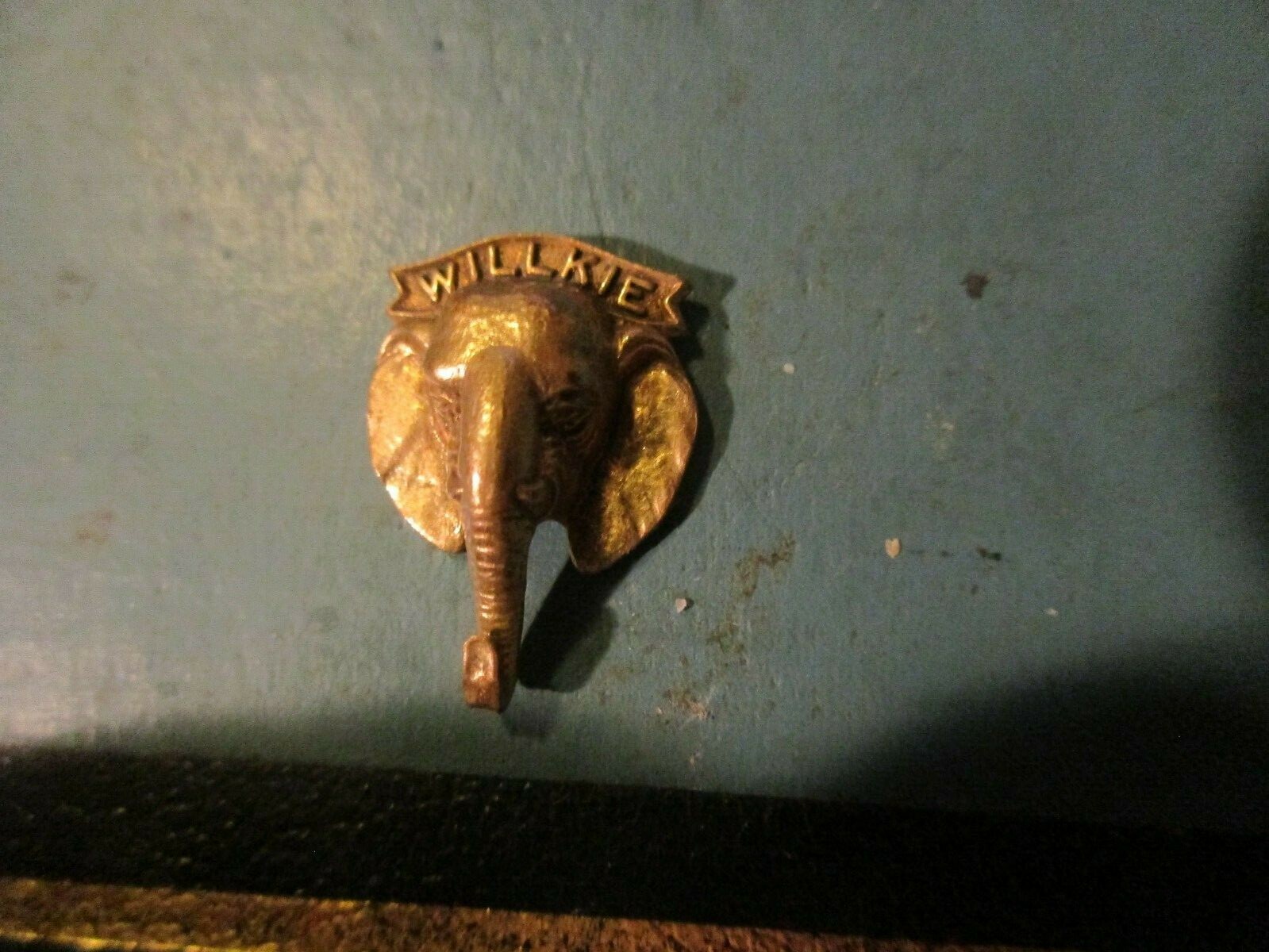 1940 Brass Wendell Wilkie GOP Elephant Pin | eBay