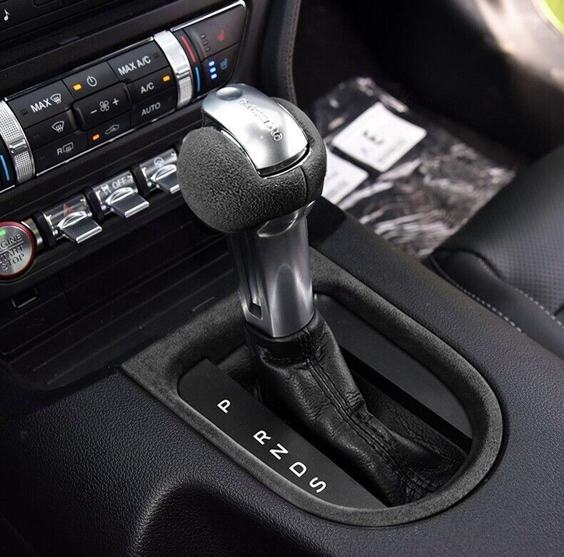 1Pc Real Alcantara Suede Car Gear Shift Panel For Ford Mustang 2015 ...