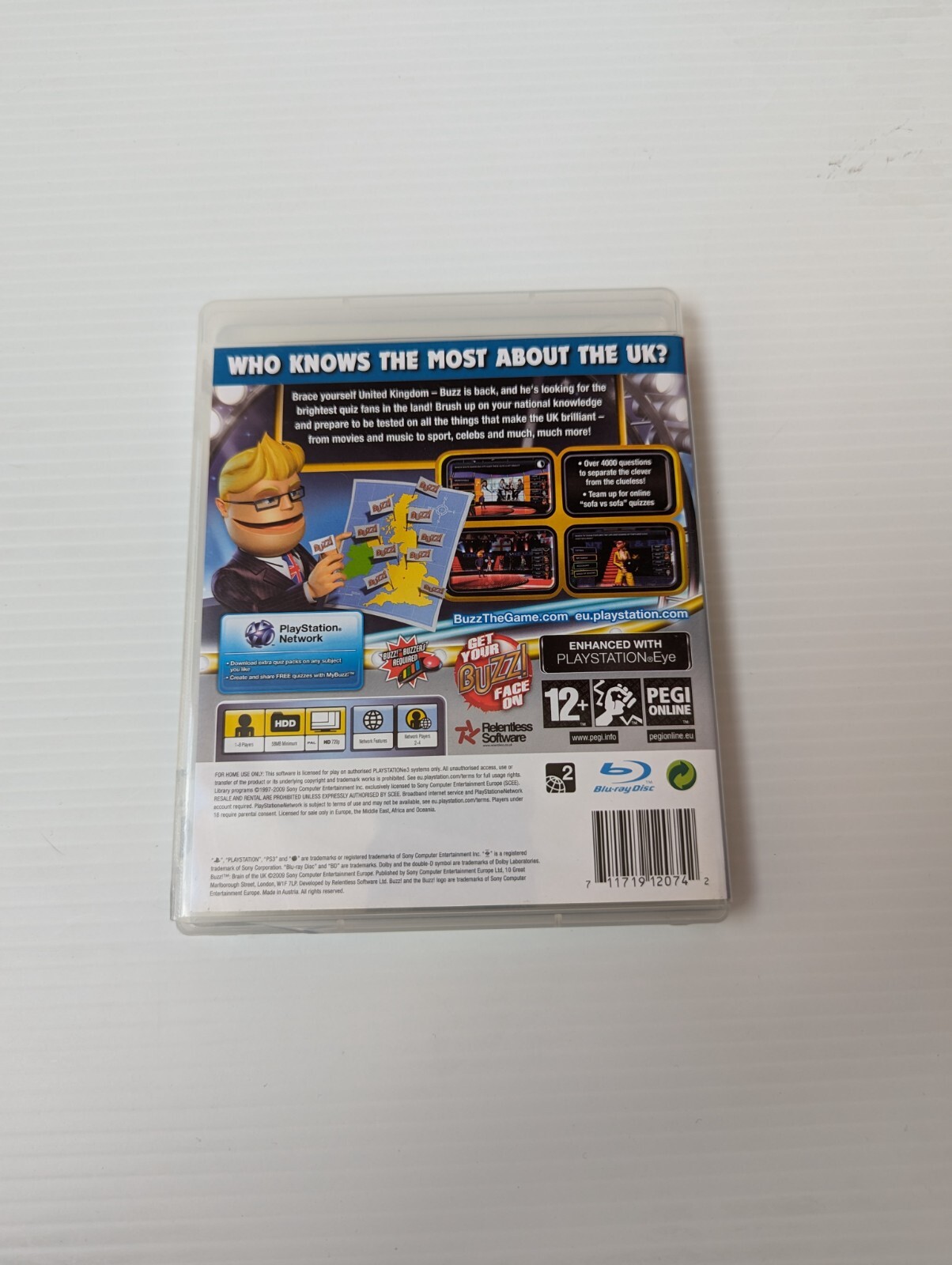 Buzz Brain of Oz Sony PlayStation 2 Ps2 PAL Game Complete for sale ...