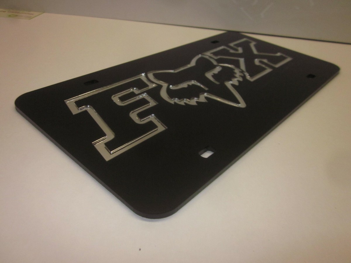 Fox Racing License Plate Sale