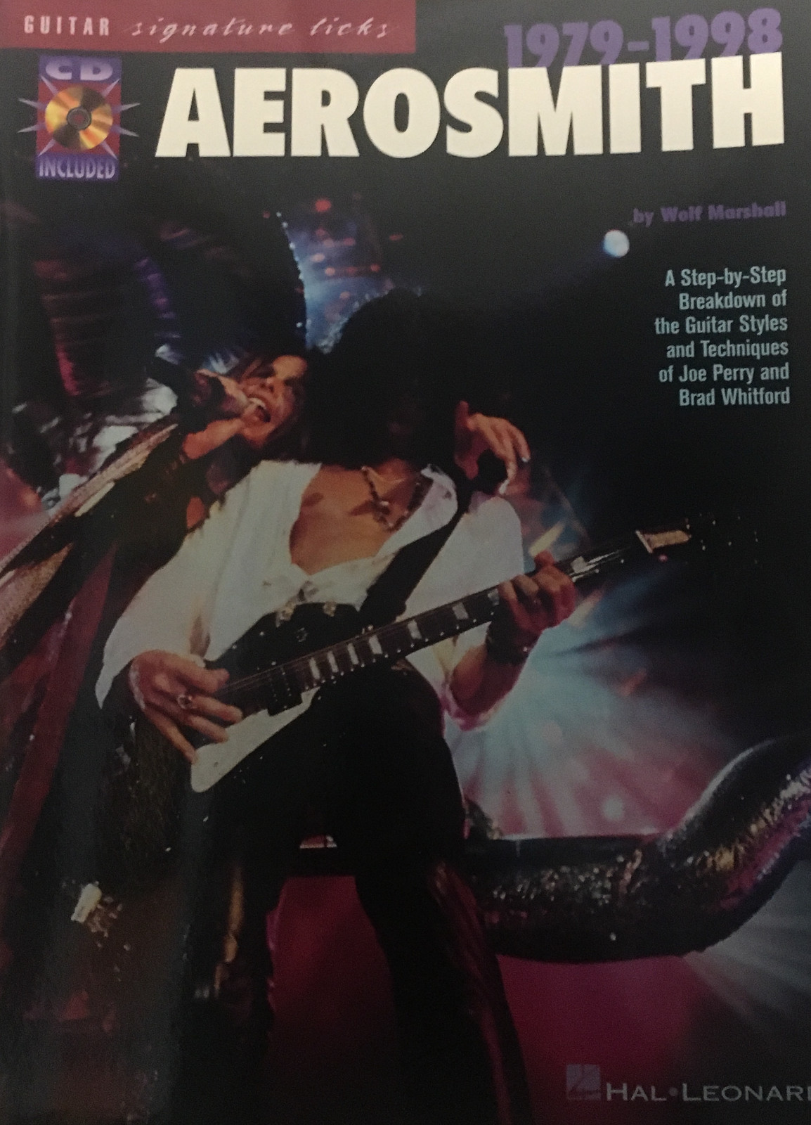 "Aerosmith 1979-1998" guitar tab signature licks with CD | eBay