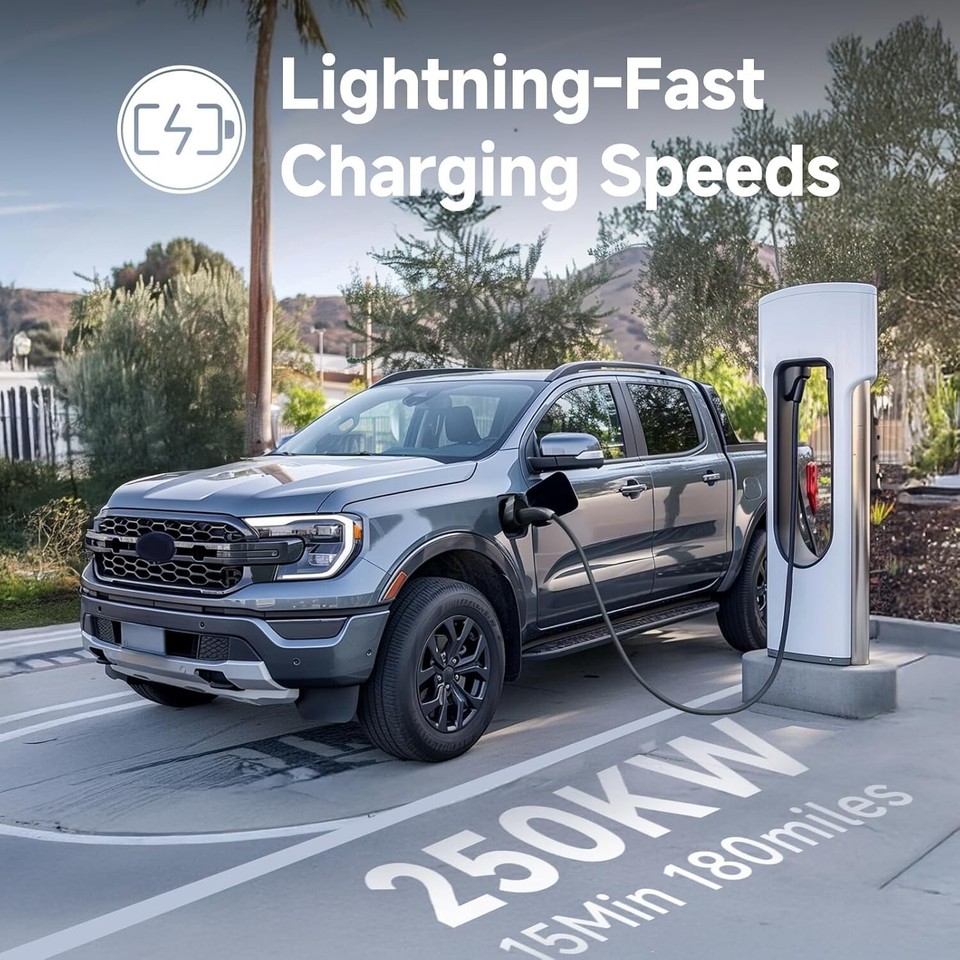 Tesla Supercharger to CCS1 EV Charging Adapter 500A 1000V Ford Rivian ...