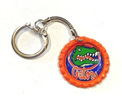 Handmade Florida Gators Football Inspired Bottle Cap Keychain | eBay