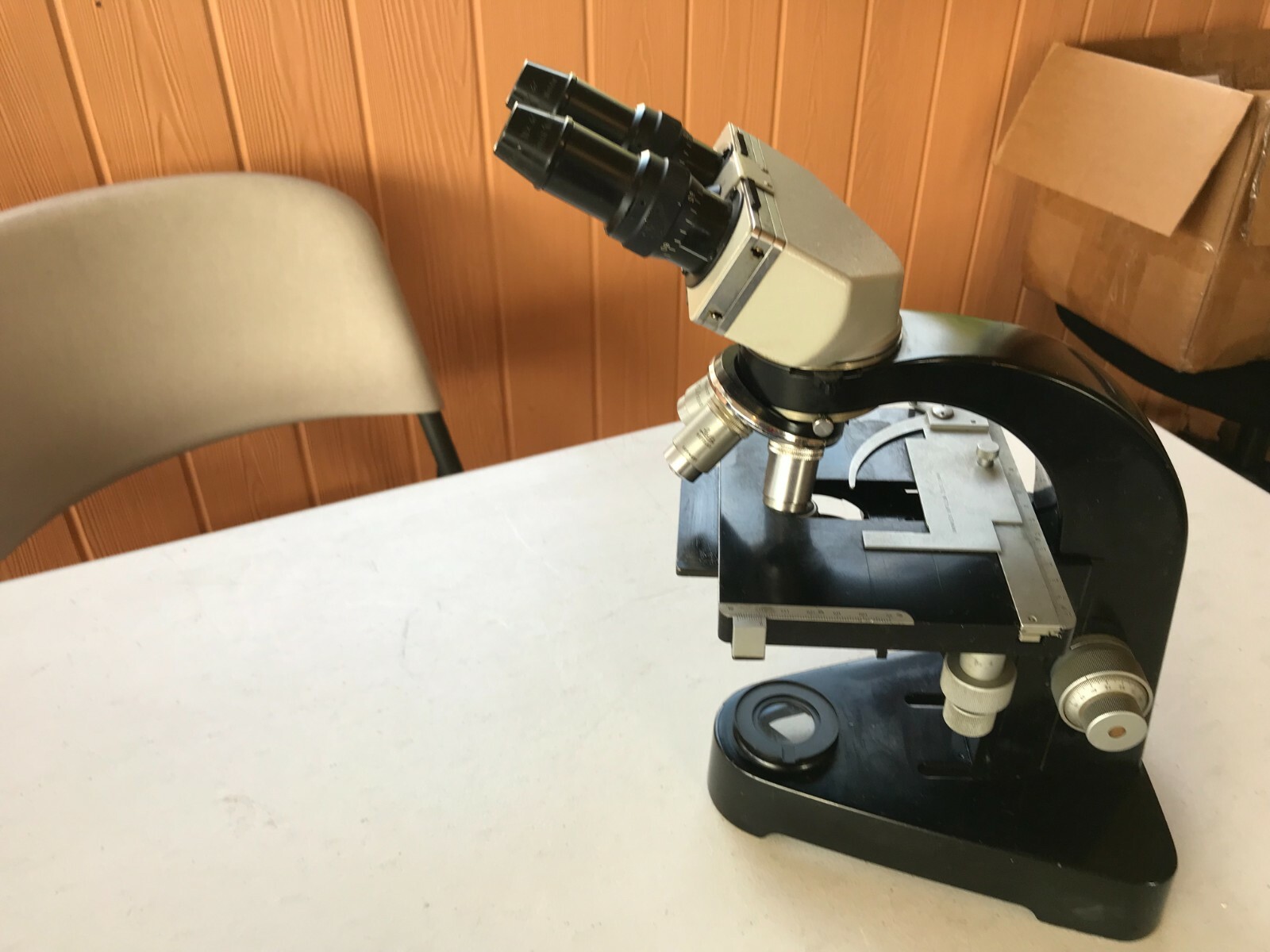 Vintage Ernst Leitz Wetzlar Germany Binocular Microscope | eBay