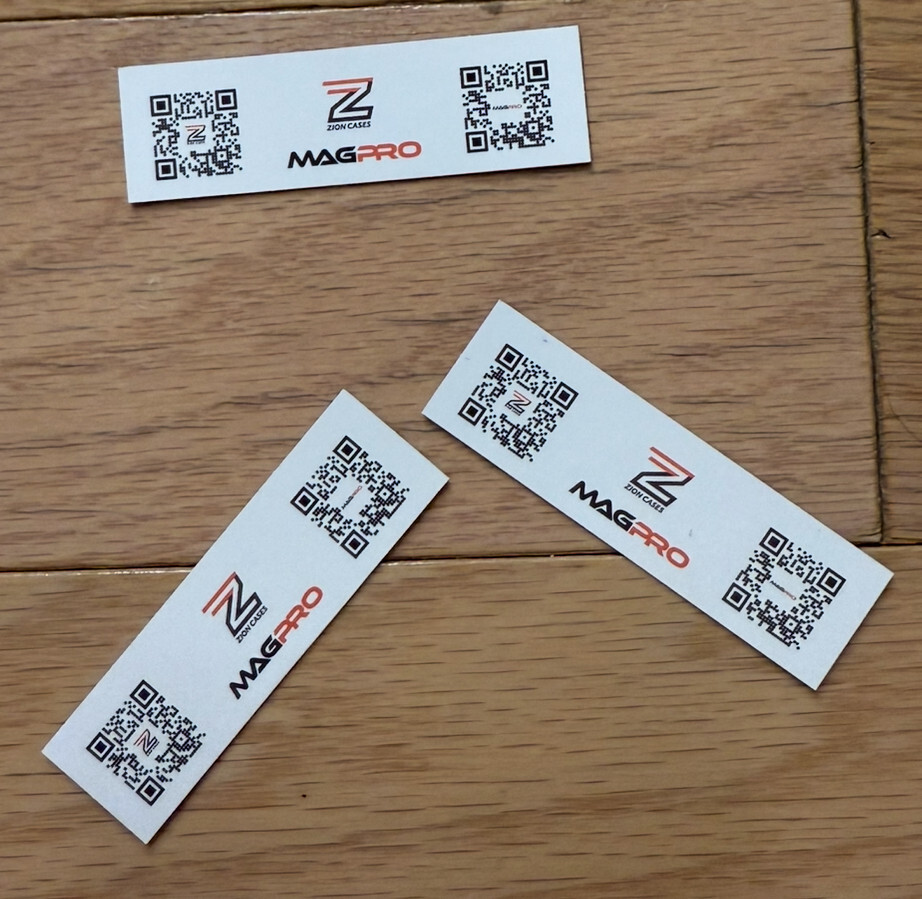 ZION CASES LOS ANGELES DODGERS 3 LABELS MADE FOR MAGPRO ONE-TOUCH CARD ...