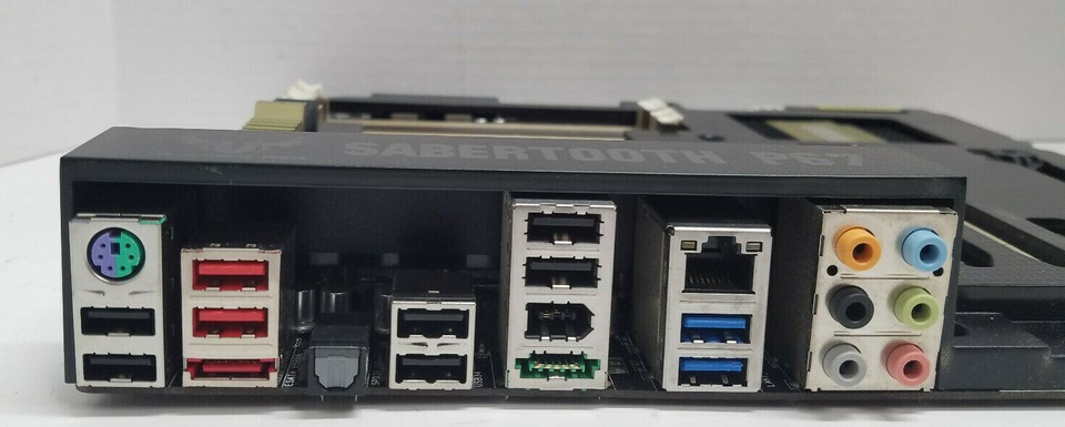 For ASUS SABERTOOTH P6 LGA1155 Intel P67 USB3.0 PS/2 SATA6Gb/s Suppor ...