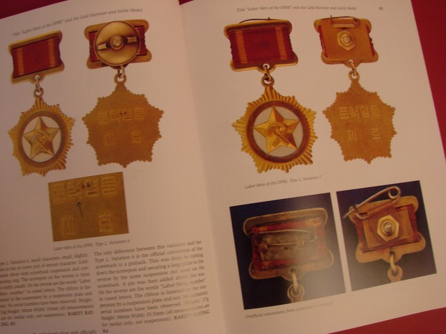 DPRK North Korea Awards Orders Medals Book HUGE English Catalog ...