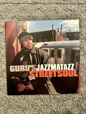 Guru "Guru's Jazzmatazz Street Soul" Promo Flat Poster Gang Starr Rap ...