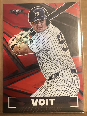 Luke Voit 2021 Topps Fire Red Foil Card #188 New York Yankees | eBay
