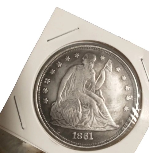 1861 Sitting Liberty Silver Dollar | eBay