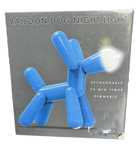 BALLOON DOG LIGHT NUOP DESIGN BLUE KIDS USB CHARGER MODERN SLEEK FUN | eBay