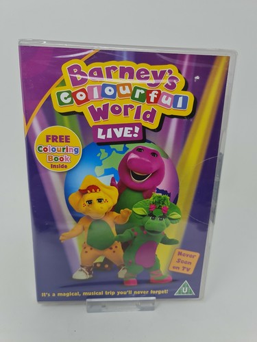 Barney - Colourful World - Live (DVD And Colouring Book) (DVD, 2004 ...