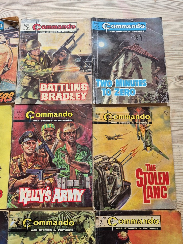 Commando Comics Bundle Job Lot Vintage War 12 UK Early Issues 902-997 ...