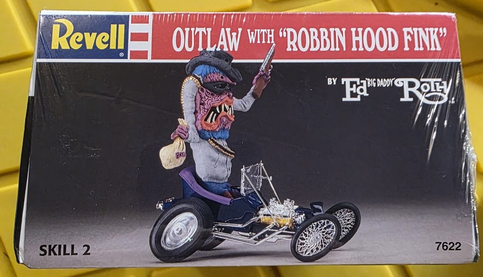 Revell Outlaw With Robbin Hood Fink Ed Big Daddy Roth Model Kit 1996 ...