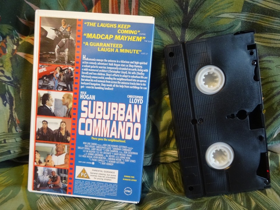 Suburban Commando (1991) VHS Video Tape - Hulk Hogan Christopher Lloyd ...