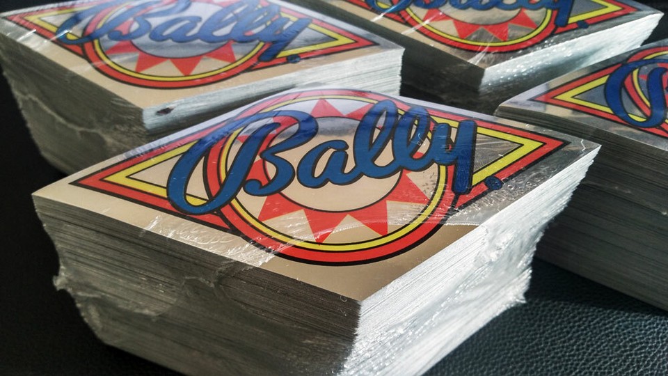 Bally Flip Flop Monte Carlo Power Play Skateball Pinball Machine Coin ...