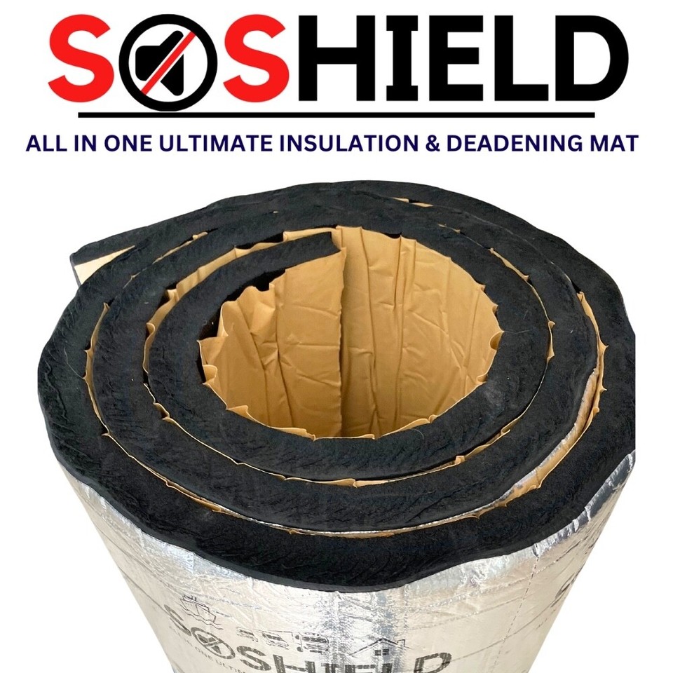SOSHIELD 30mm Marine Narrow Boat Insulation Engine Sound Deadening ...