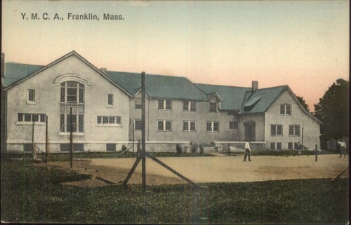 Franklin MA YMCA Tennis Court c1910 Postcard | eBay