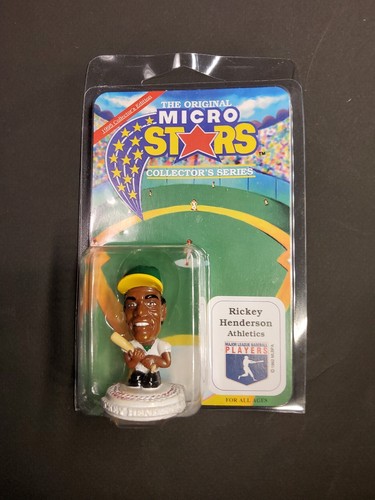 Rickey Henderson MLB Micro Stars 1995 Oakland Athletics Original ...