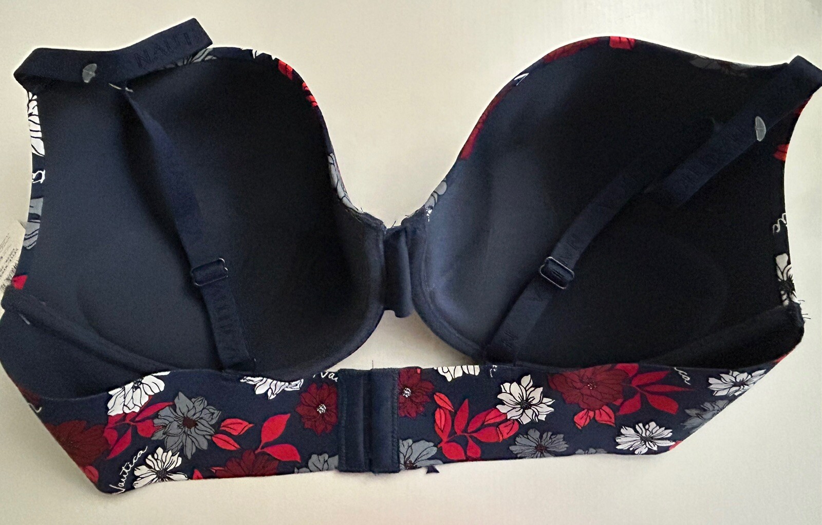 Nautica Intimates Smooth Finish Bra Size 40D Underwire Light Push-up ...