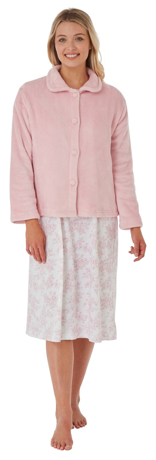 BED JACKETS LADIES SOFT PLAIN BED JACKETS | eBay UK