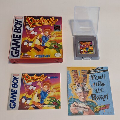 Dexterity Grey Original Game Boy Color GBC Complete in Box CIB SNK | eBay