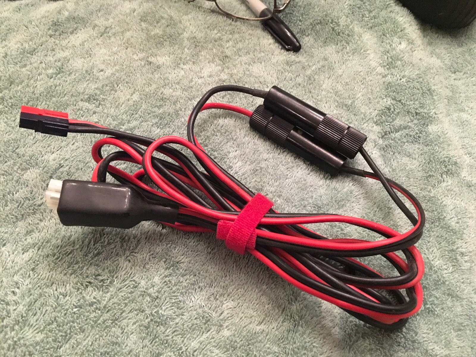 Dc Power Cable Kenwood Icom Yaesu 12volt Plug And Harness Bin Hr-7 | eBay