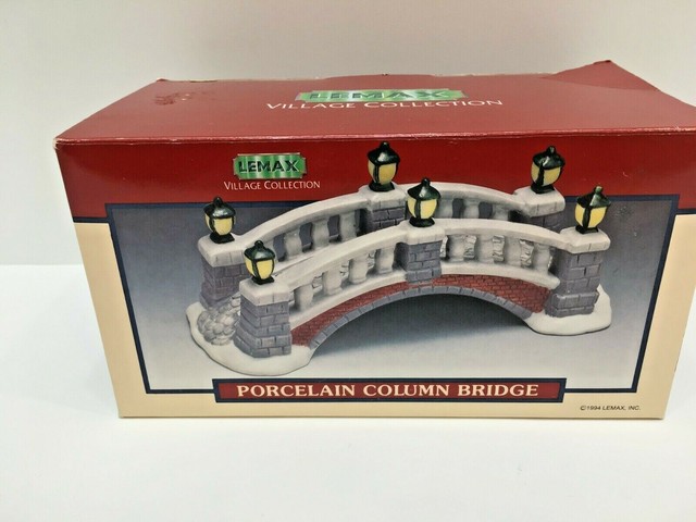Lemax Village Collection Porcelain Column Bridge 6.25" Long 1994 for ...