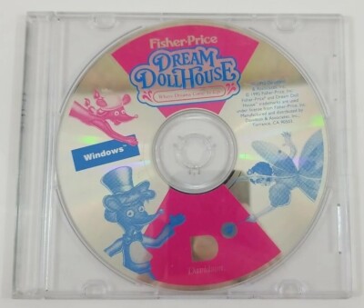 Fisher Price Dream Dollhouse PC CD ROM 1995 Davidson DISC ONLY | eBay