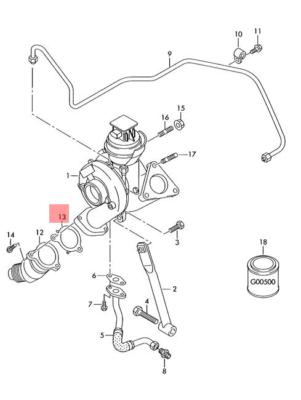 Genuine VW Amarok Campmobile Typ2 Transp. Lt Seal Ring 2pcs 03L145117D ...