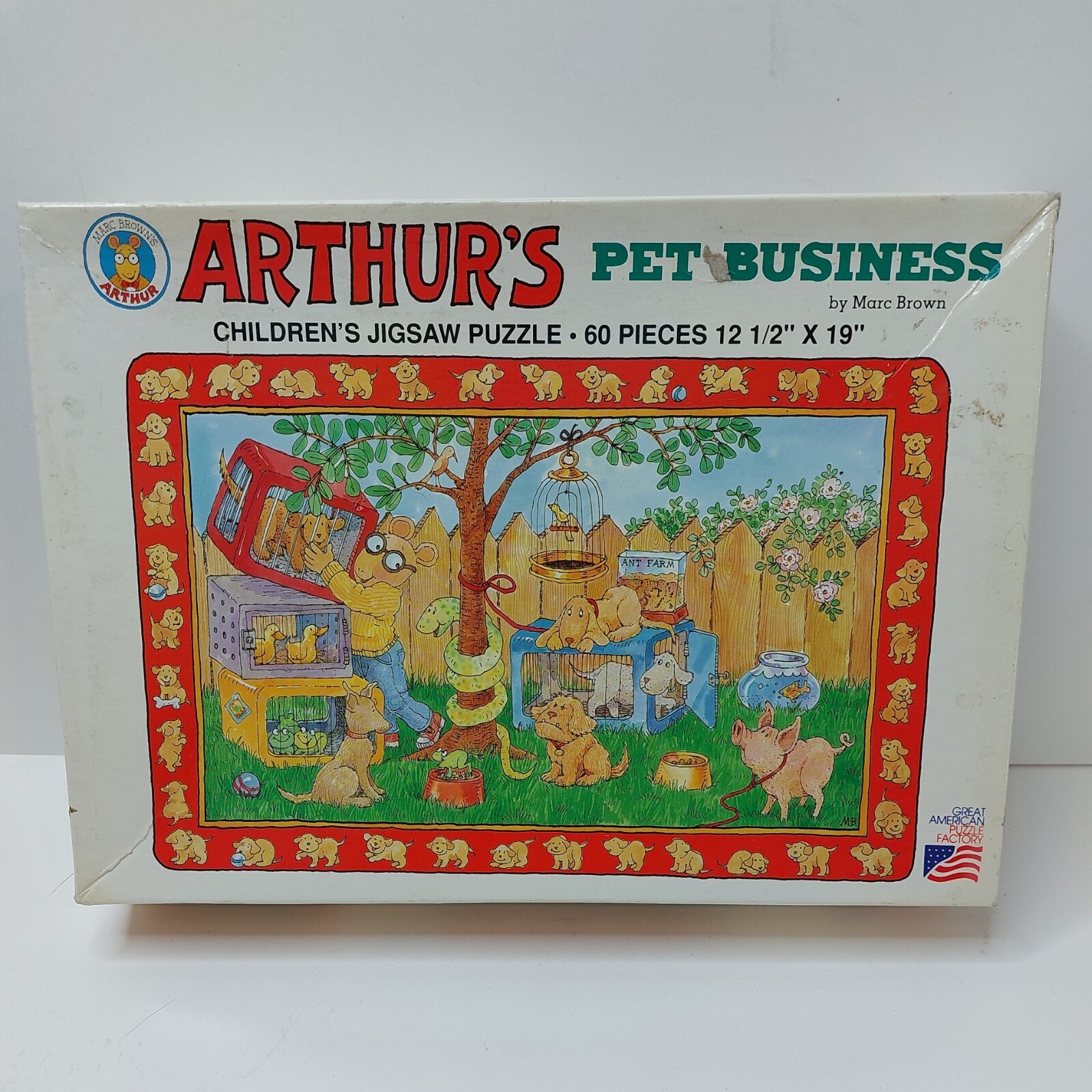 Arthur Aardvark ARTHUR'S PET BUSINESS JIGSAW PUZZLE 60 Pieces With Box ...