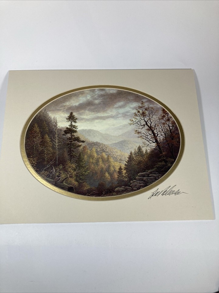 Lee Roberson Artist Smokies A Glow 14x11 Forest Landscape Art Of ...